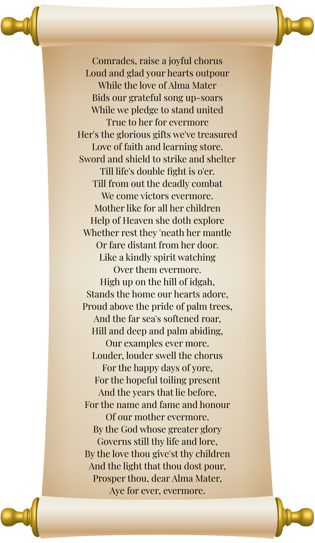 Logo, Anthem & Motto - St Aloysius (Deemed To Be University)